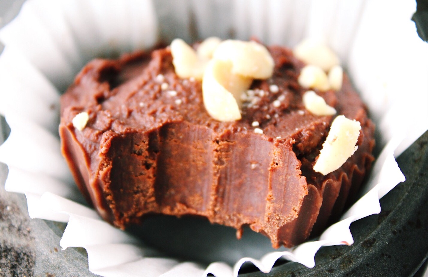 Chocolate Peanut Butter Fudge Cups | Gina Burgess