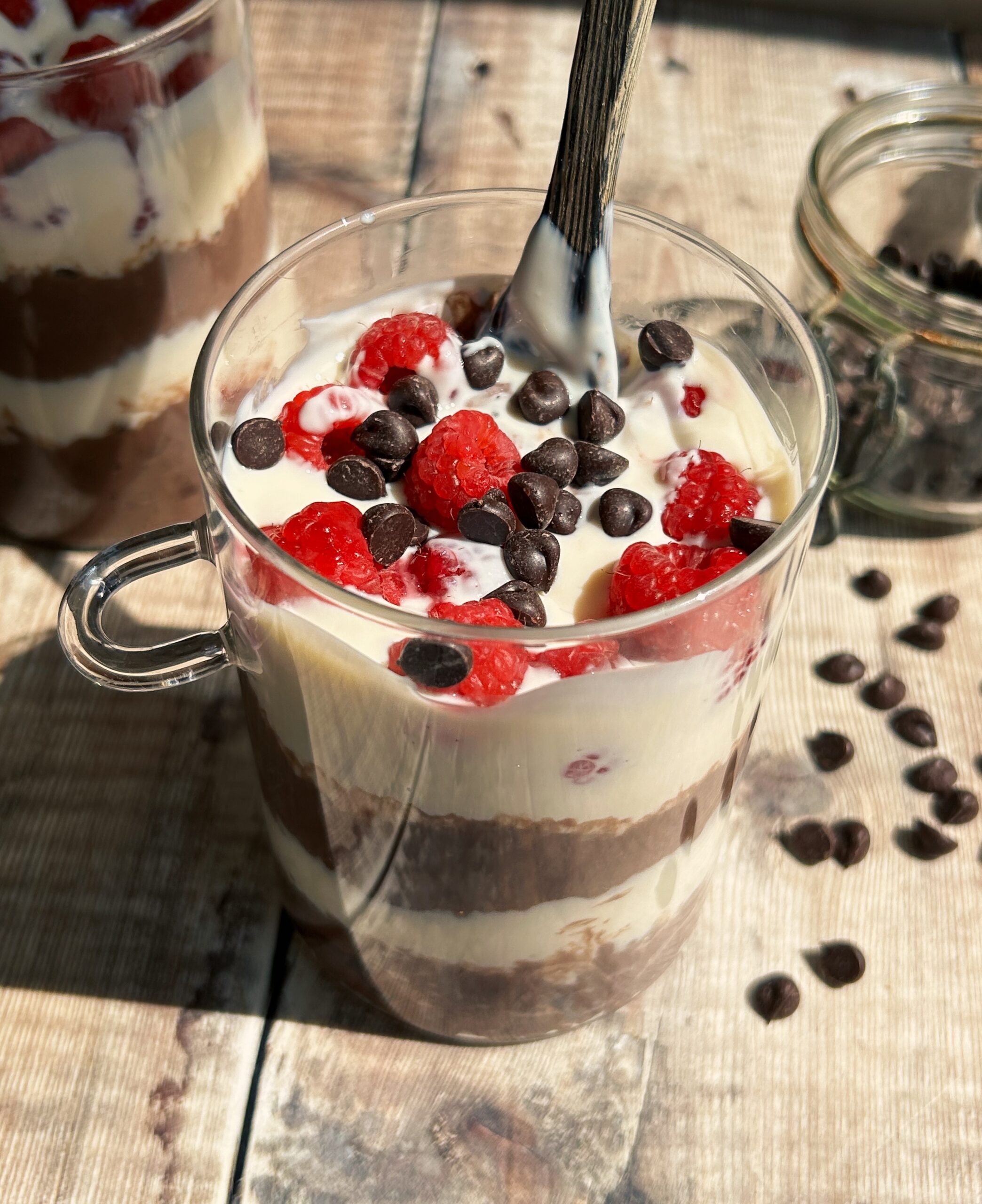 Chocolate Peanut Butter Chia Pudding | Gina Burgess