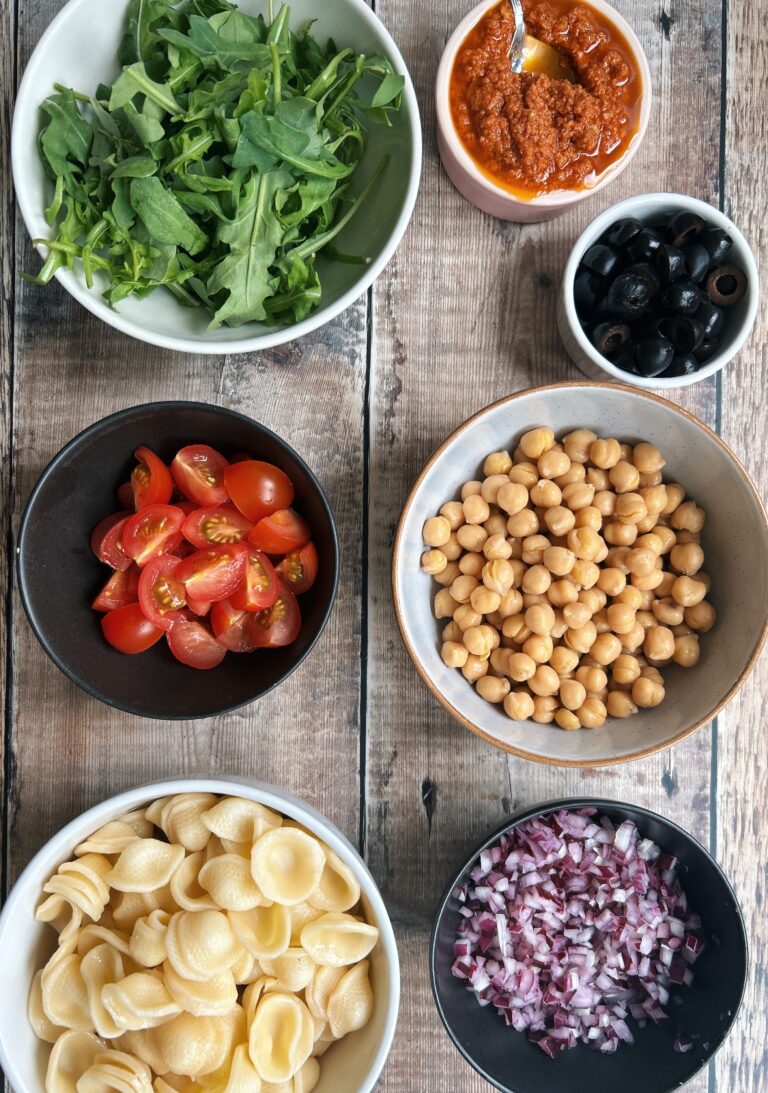 Sundried Tomato Pasta Salad (Vegan) | Gina Burgess