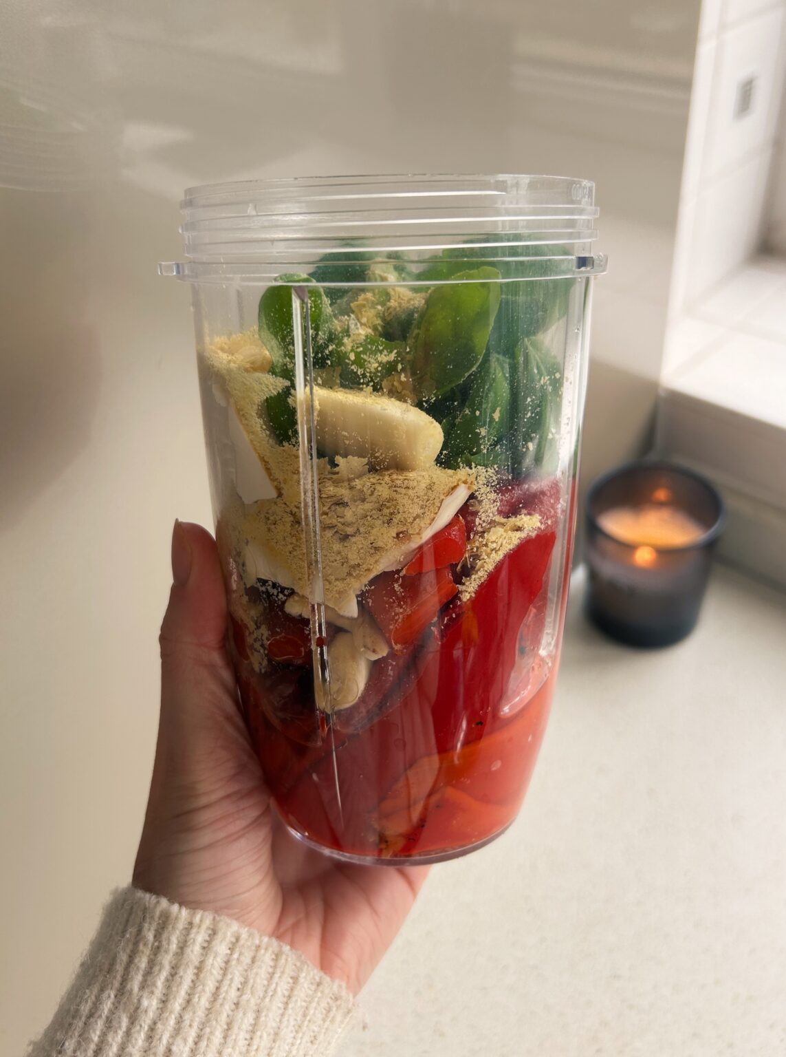 Creamy Romesco Pasta Salad | Gina Burgess